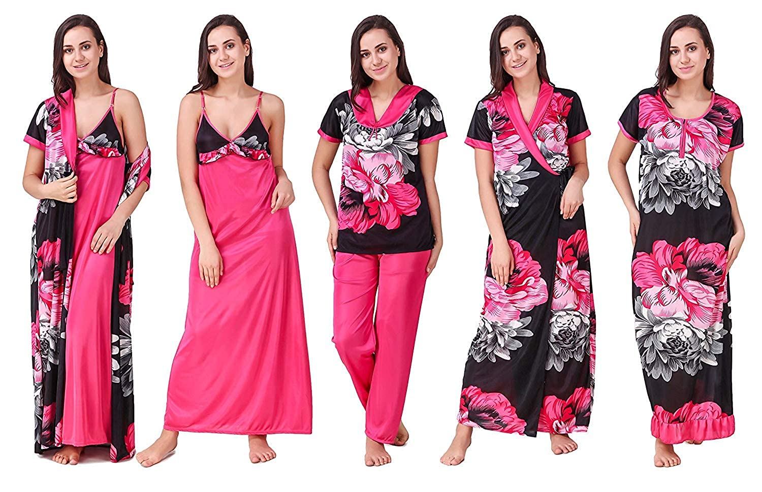 Best 50 satin nighty combo sets | Top Most Best Selling Product Collection