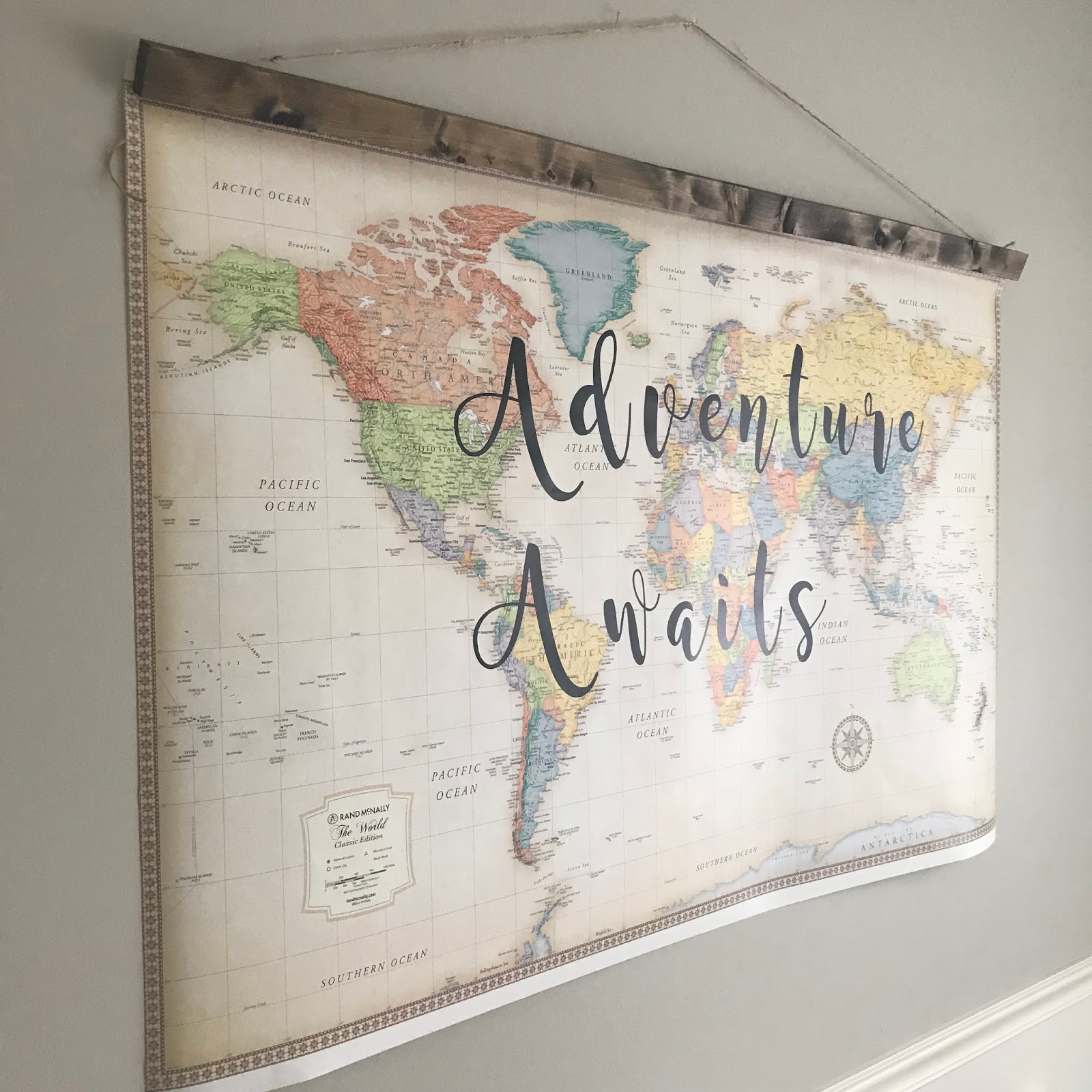 How to Make Custom Map Art | R&R at home