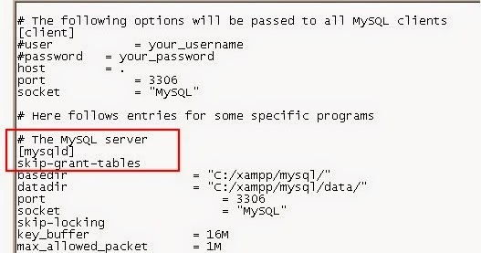Resetting MySQL Default Root Password Resetting MySQL Default Root Password