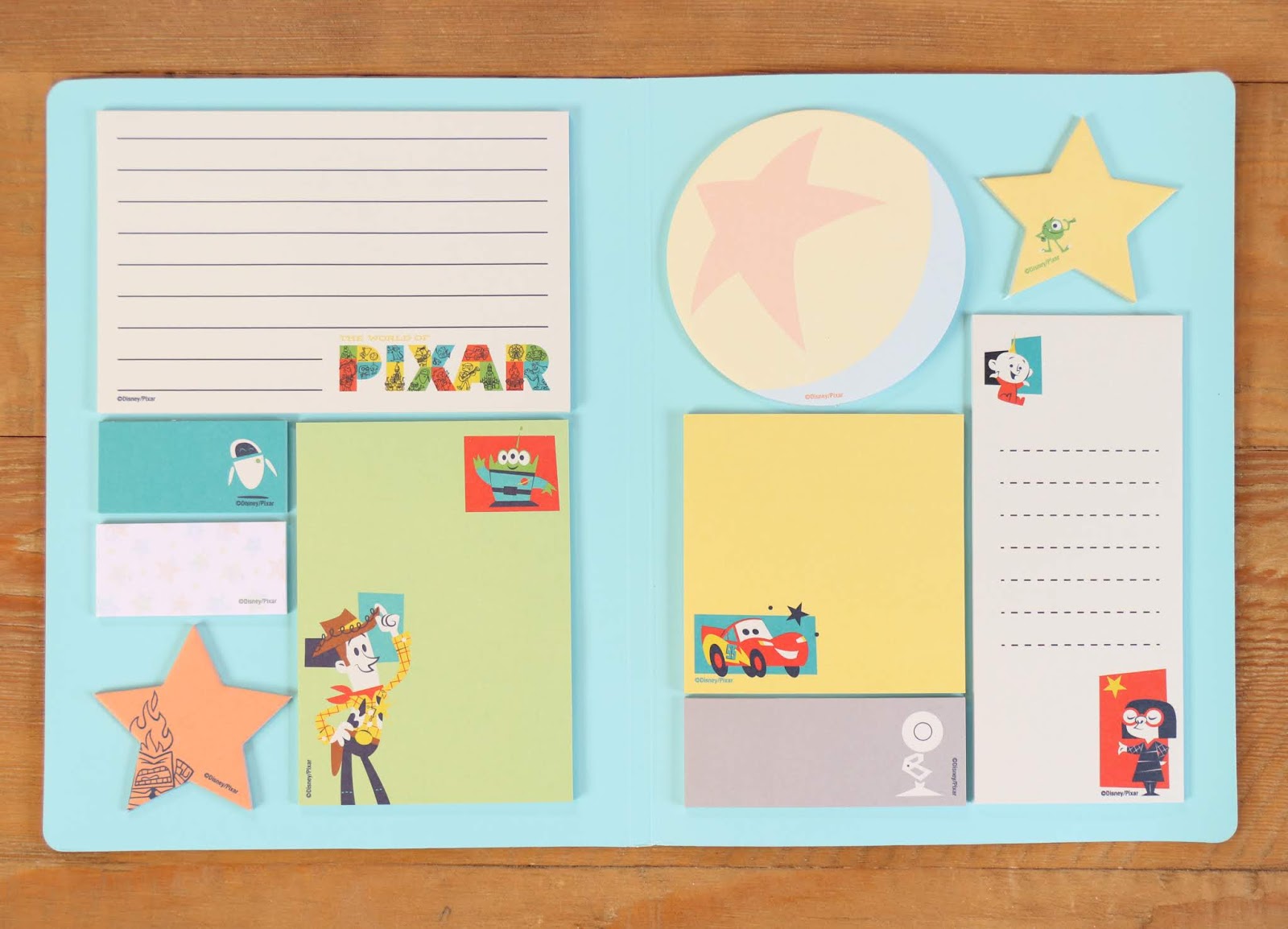 Dan the Pixar Fan: The World of Pixar Sticky Note Set (Disney Parks ...