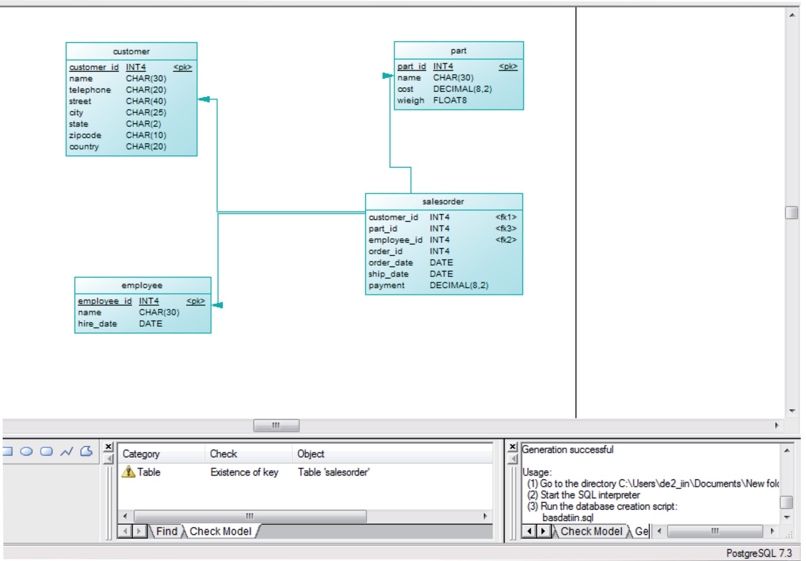 D'L.O.S.Ers: Praktikum 3 (Pembuatan CDM, PDM dan Database menggunakan ...