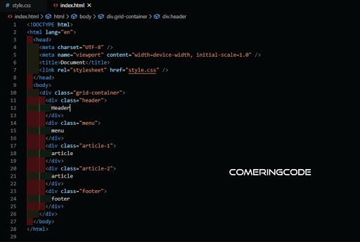 Membuat Layout Sederhana dengan HTML dan CSS. Membuat Layout Sederhana dengan HTML dan CSS.