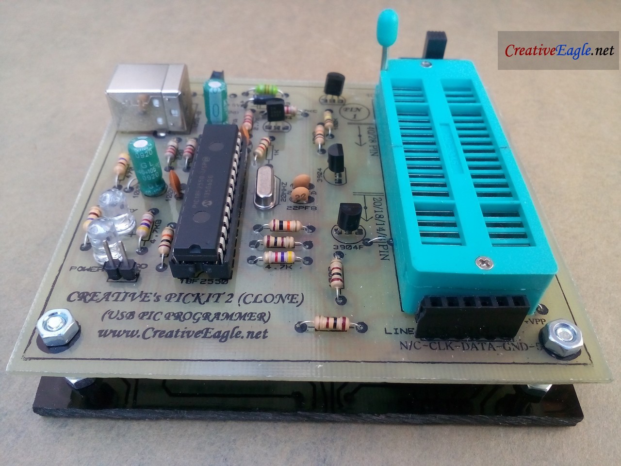 PICKIT 2 PROGRAMMER Rs.1500/- :: CREATIVE PRODUCTS SHOP