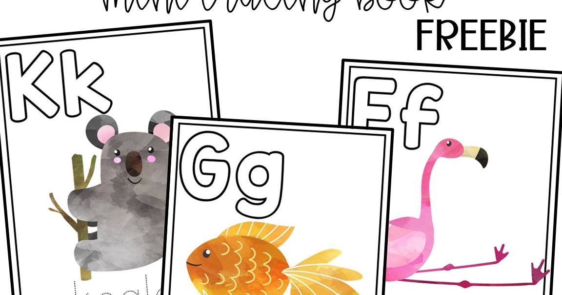 The Cozy Red Cottage: Free Animal Alphabet Mini Tracing Book