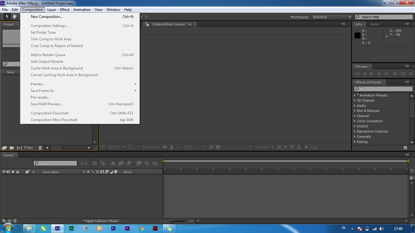 tutorial after effects membuat light sweep ~ Tedy Occ. pangastuti