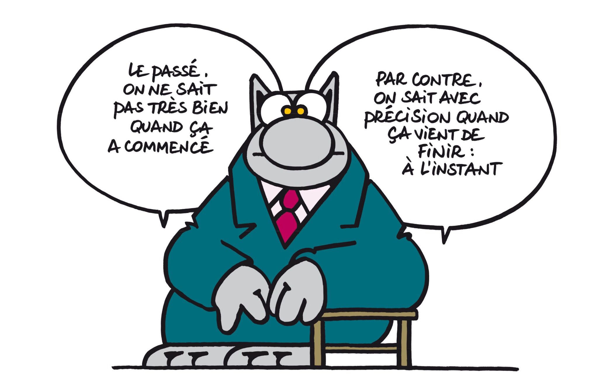 Détours de France. : Le chat par P Geluck.