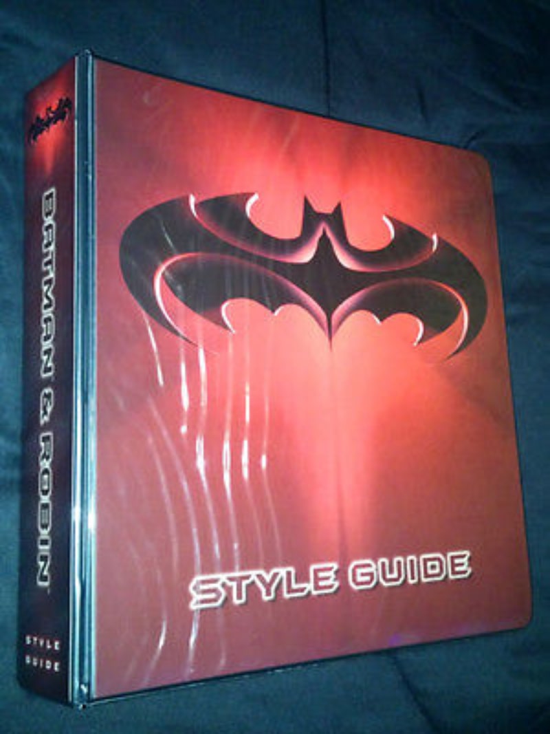 1997 Batman.com: Miscellaneous content: Batman & Robin Style Guide ...