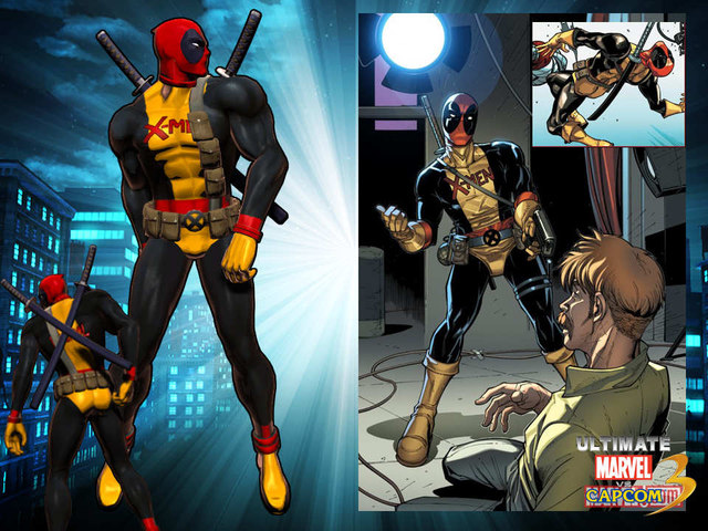 MAXIMUM SUMII: UMvC3 Alternate colors for Deadpool