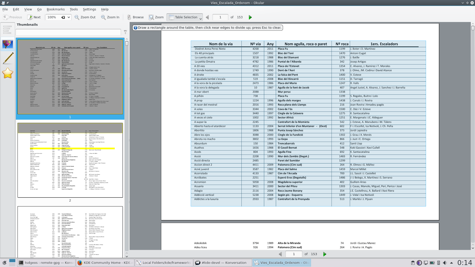 TSDgeos' blog: Okular table selection mode is amazing