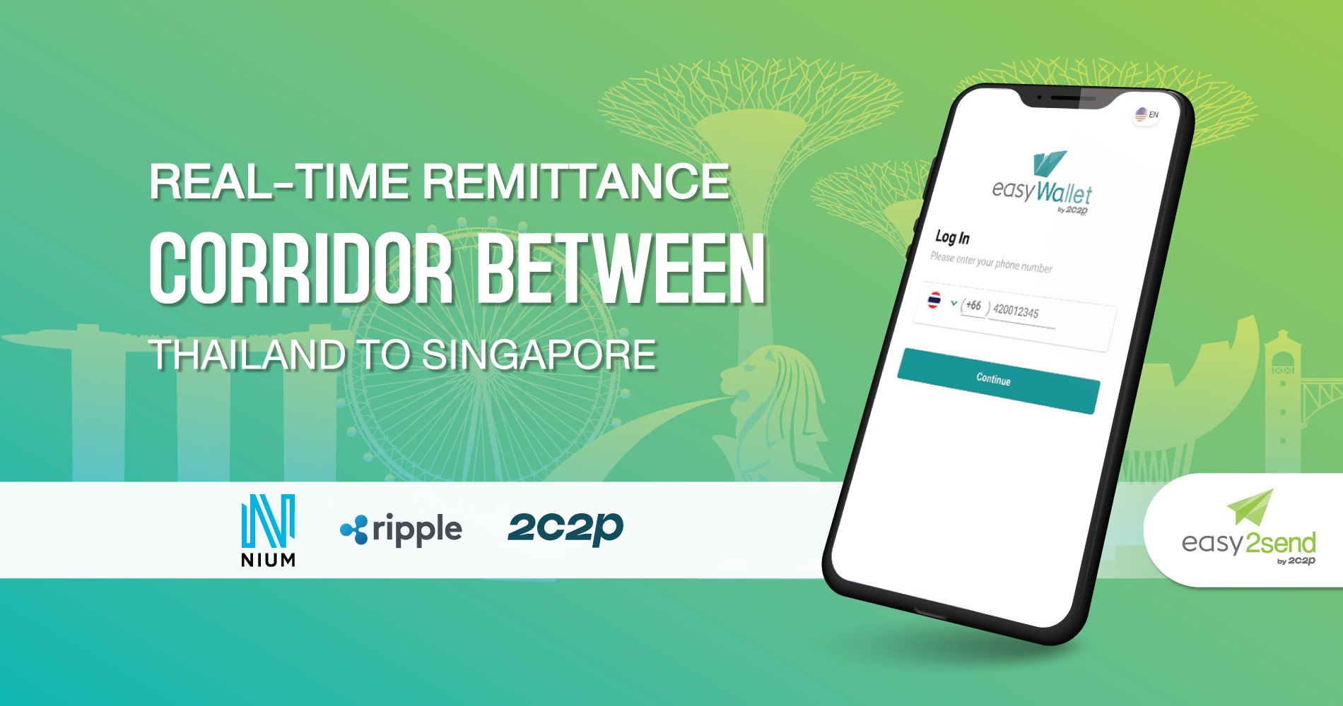 2C2P Partners with Nium and Ripple to Expand Remittance Service in ...