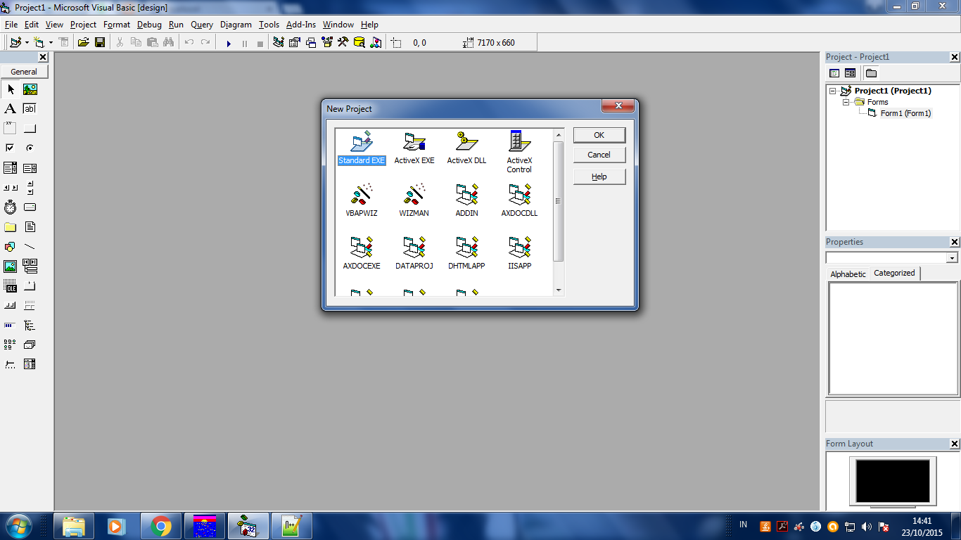 Membuat Menu ToolBar pada Visual Basic 6.0 - Biongo Attacker