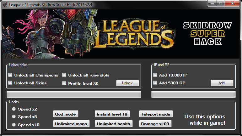 Descargar hack League Of Legends - Descargas del cielo