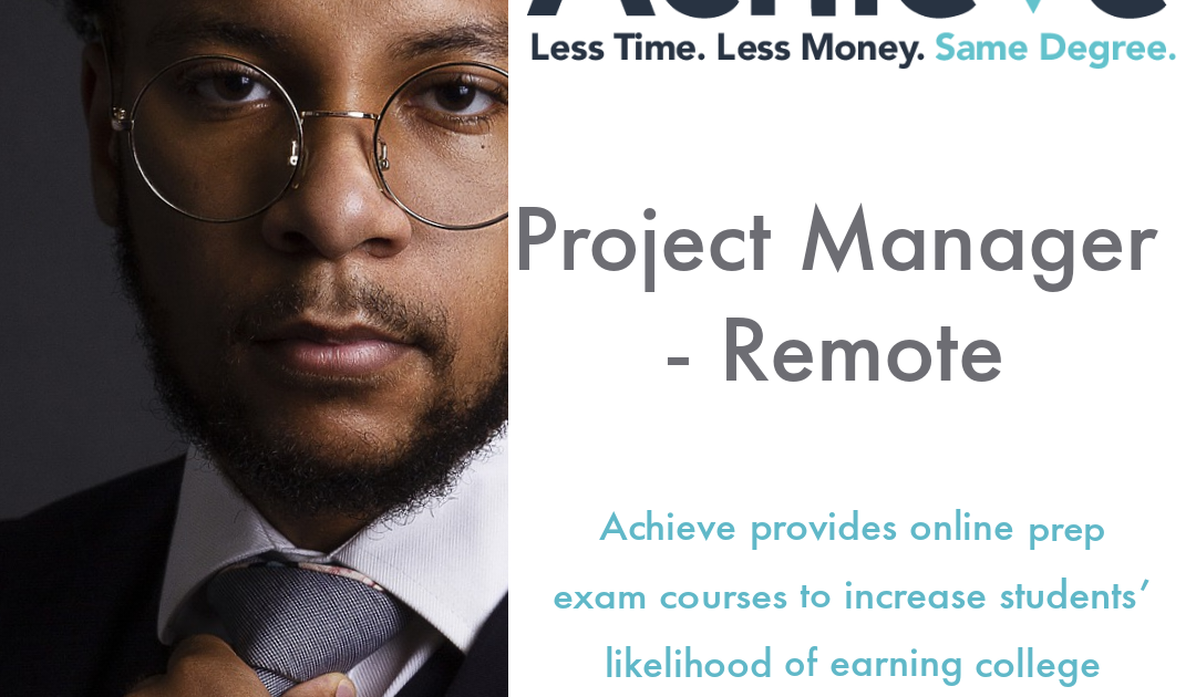 I Need A Job Jamaica: Project Manager-Remote