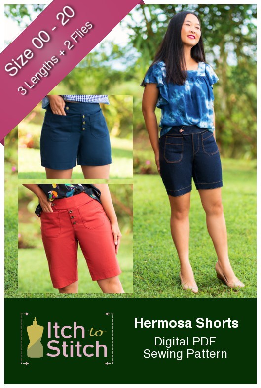 What You Need For Summer: Itch to Stitch Hermosa Shorts