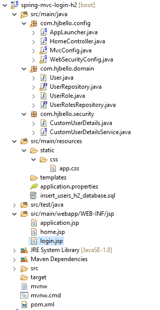 code-with-the-flow: Spring MVC project with a login page using users ...