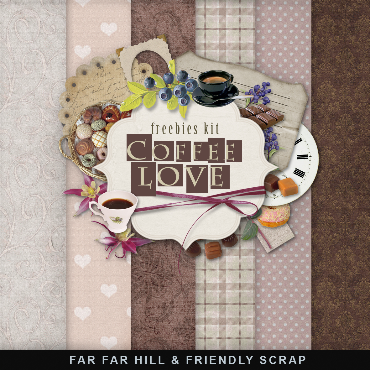 New Freebies Kit - Coffee Love:Far Far Hill - Free database of digital ...
