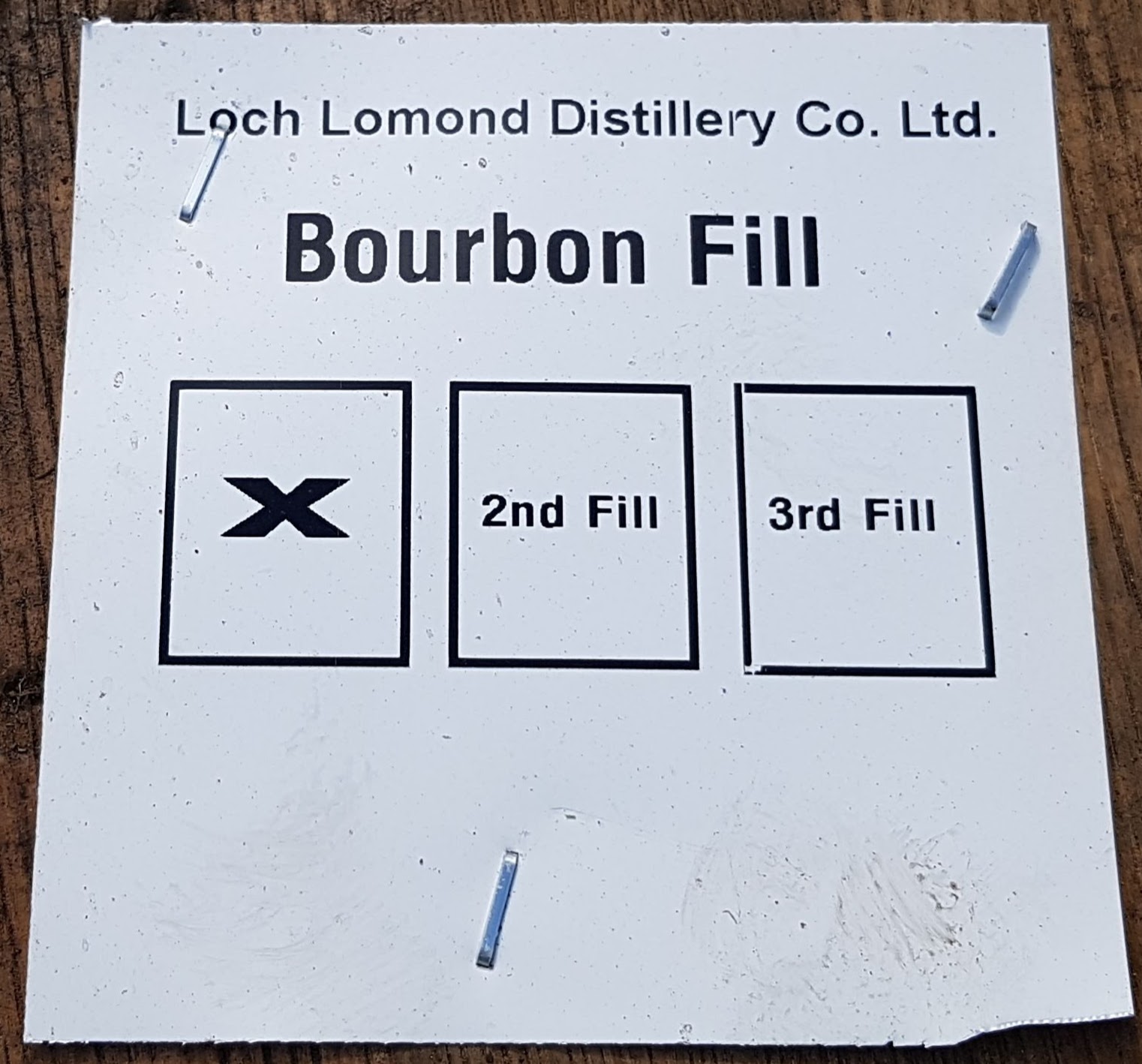 Brian's Malt Musings: Cask Codes