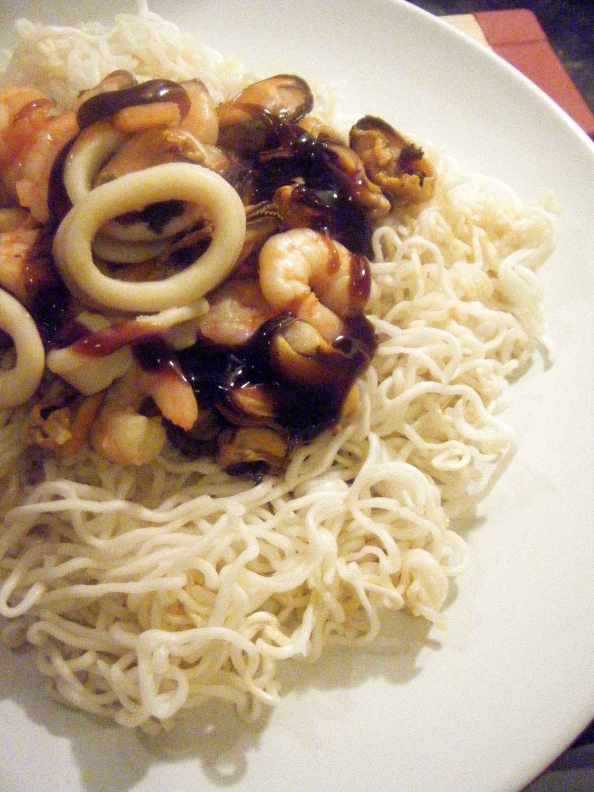 Thomas Yaeger's Transcendental Kitchen: Sea Food, with Crispy Noodles