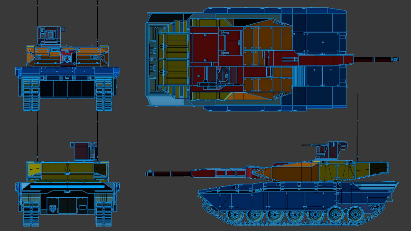 SNAFU!: Werecat - "Leopard 3 like" Nato Tank...Concept Art by Marcel ...