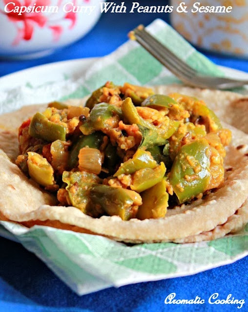 Aromatic Cooking: Capsicum Curry With Peanuts And Sesame Seeds