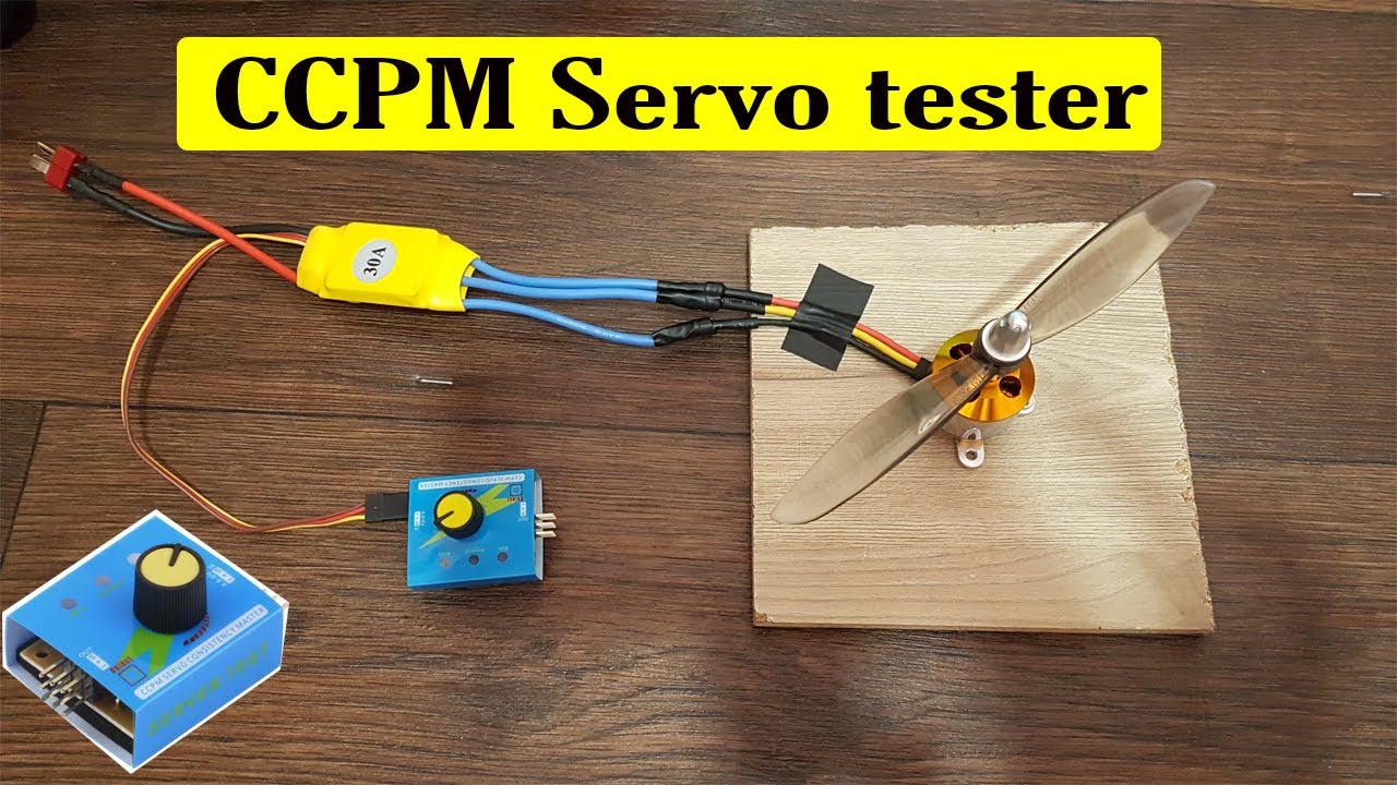 طريقة تحكم في سرعة المحرك Brushless Motor باستخدام متحكم السرعة 3Ch ESC ...