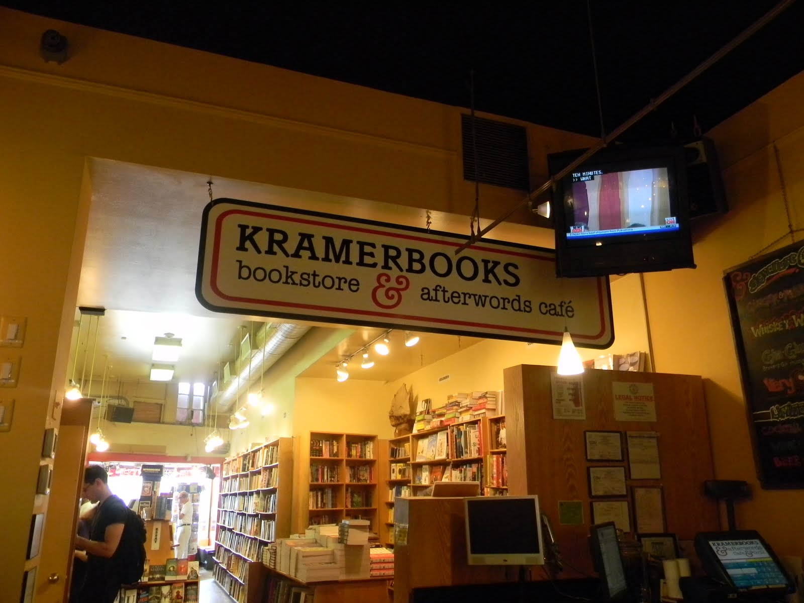 Taste & Travel: Kramerbooks & Afterwords Cafe & Grill DC
