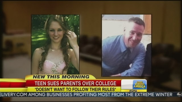 The tragic case of Rachel Canning, the teen who sued her parents.
