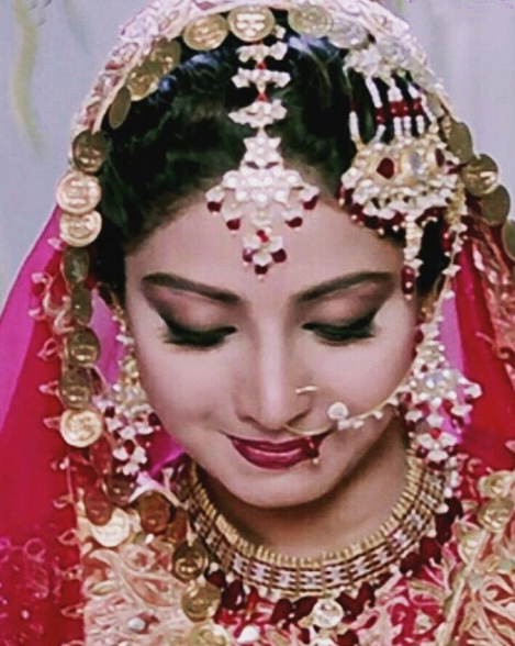 Sridevi: Sridevi as a bride in Heer Ranjha (1992)