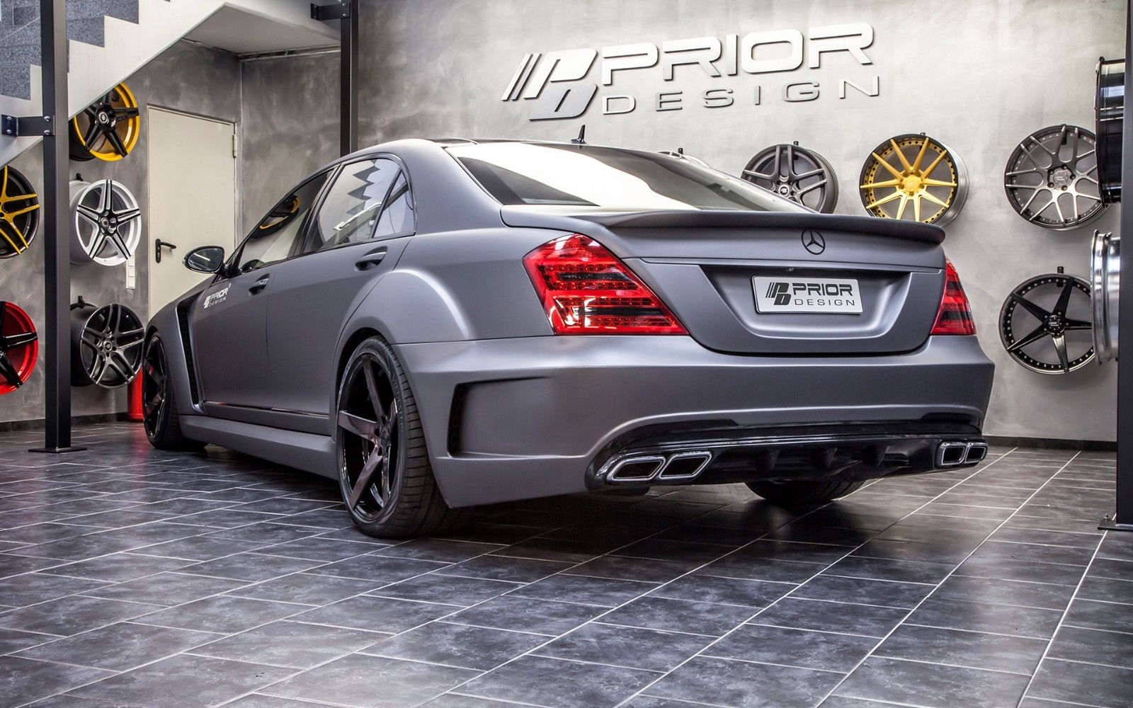 Mercedes-Benz S-Klasse W 221 Prior-Design Black Edition V3 Widebody-Kit