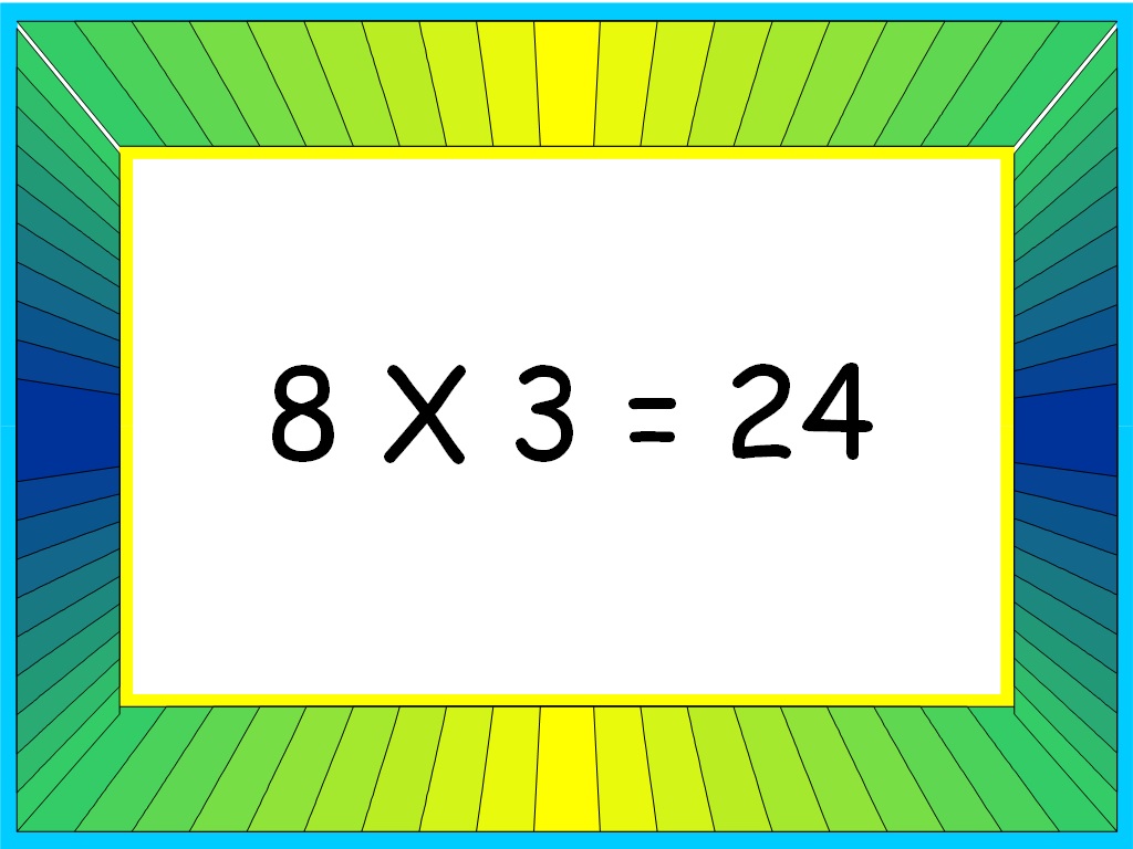 Student Survive 2 Thrive: Math Flash Cards: Multiply by 3 (3 is the 2nd ...