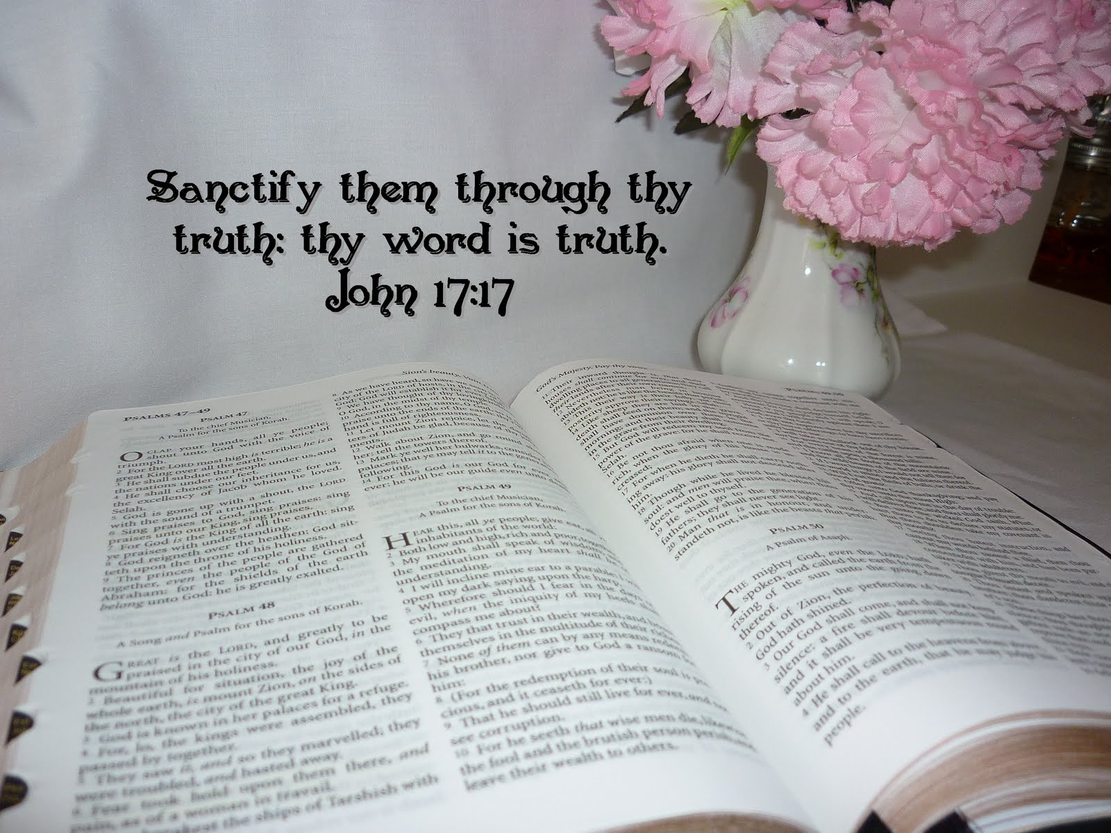 KJV Bible Wallpapers: John 17:17