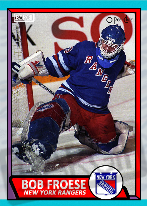 The Cardboard and Me: Lost Cards: 1990-91 OPC Bob Froese