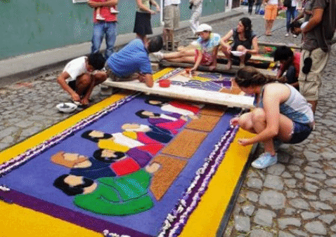 Mi Blog: Costumbres de Semana Santa: Las Alfombras