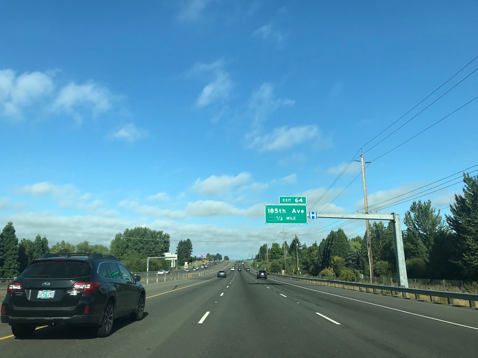 US Route 26 on the Sunset Highway from downtown Portland to US 101