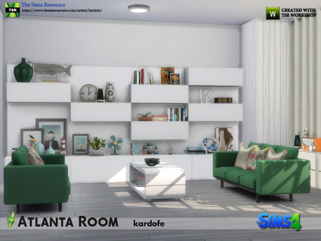 kardofe Creaciones Sims: ATLANTA ROOM