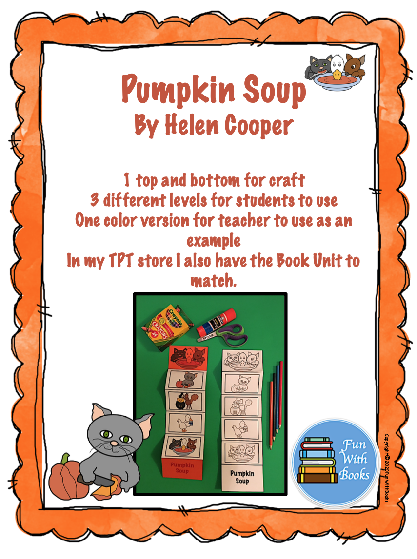 PUMPKIN SOUP SEQUENCING Book Units By Lynn pumpkin-soup-sequencing-book-units-by-lynn