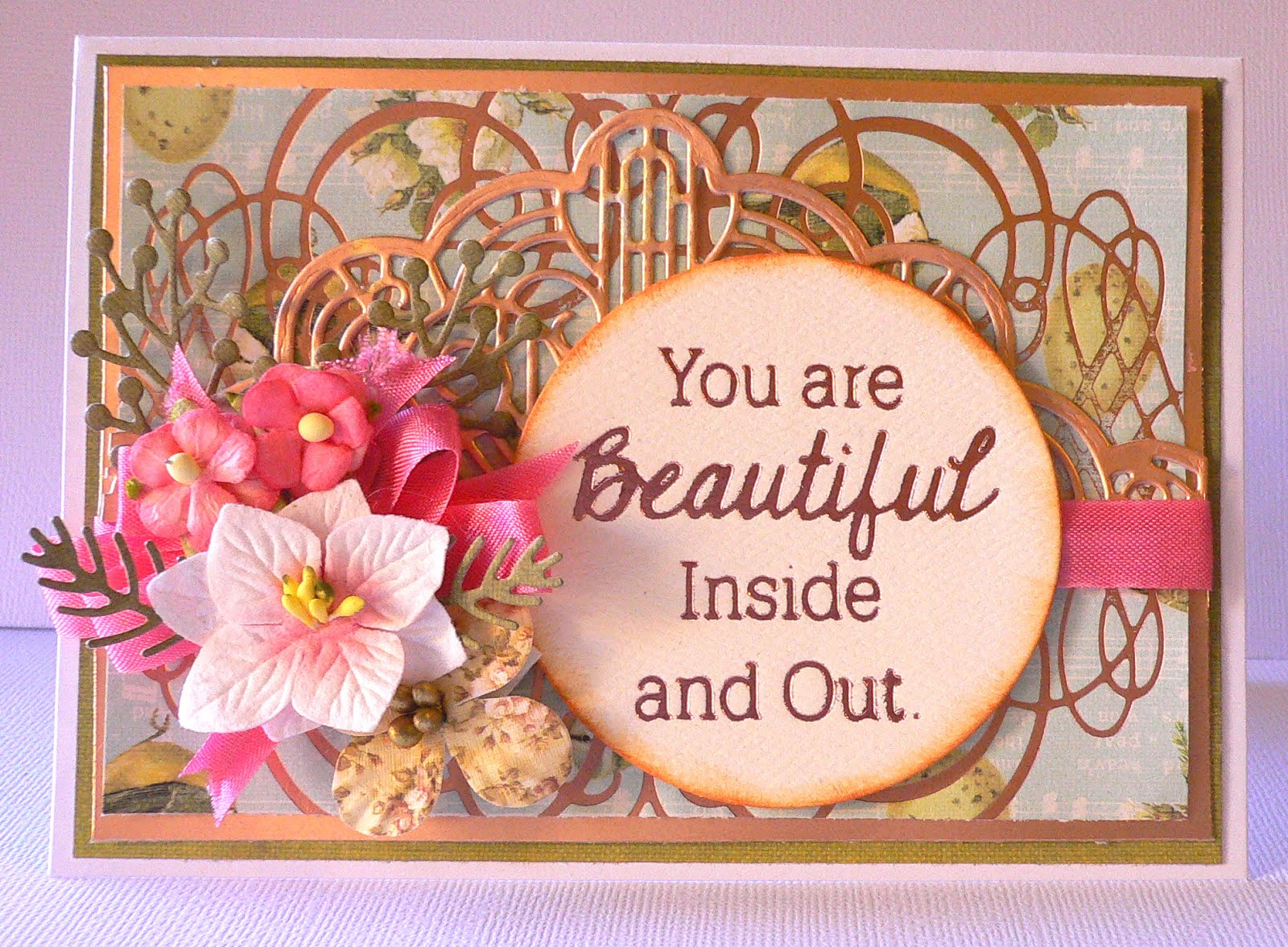 ADRIANA BOLZON ** AB INSPIRATIONS: " You are beautiful " card