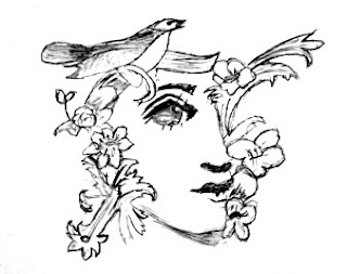 Adoara's Portfolio: Drawings: Surreal nature girl