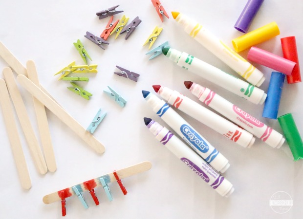 Clothespin Patterns: An Easy Preschool Busy Bag Idea | School Time Snippets