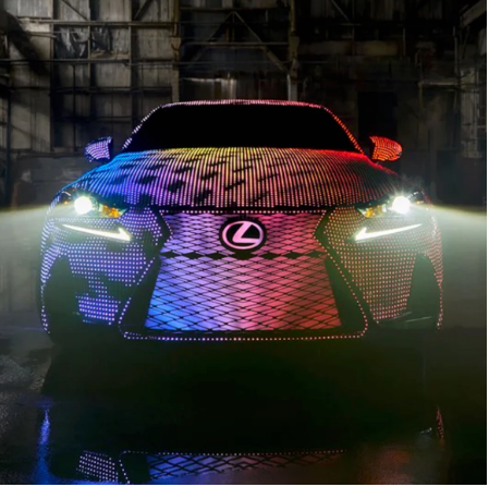 2017 Lexus LIT IS - Lexus show car with 41,999 LEDs - Tech News 24h