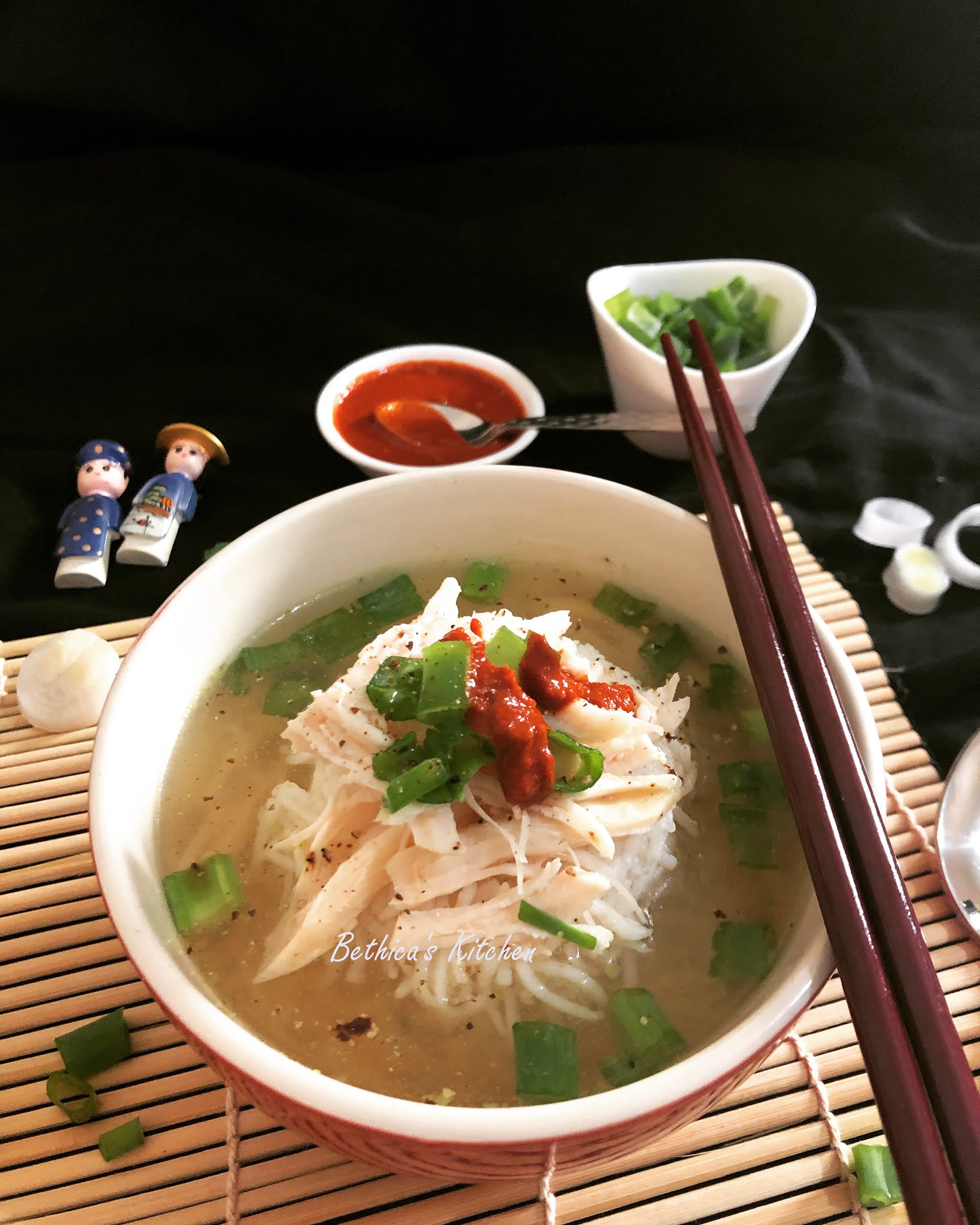 Bethica's Kitchen Flavours: Dak Gomtang (Korean Chicken Rice Soup)