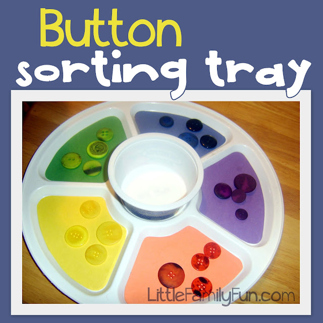 Little Family Fun: Sorting Tray - Buttons