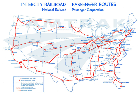 First Versions: Amtrak