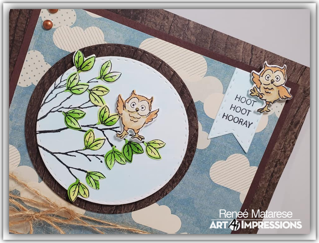 Art Impressions Blog: Hoot Hoot Hooray! by Reneé Matarese