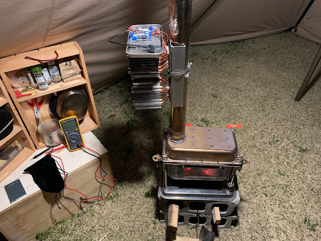 How to generate electricity from the surplus heat of a wood stove at ...