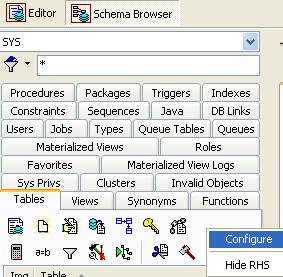 oracleworld: Setting Schema Browser in Toad