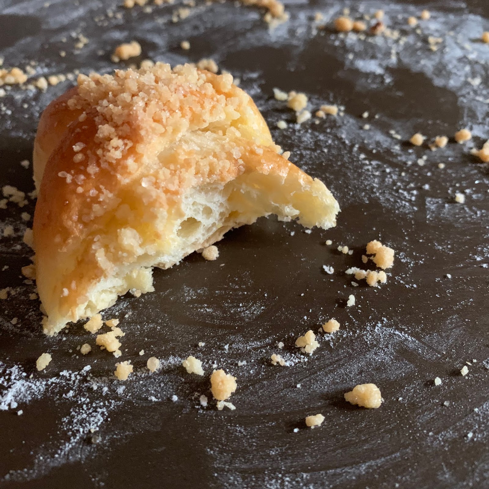 My Mind Patch: Butter Crumb Sweet Corn Bun