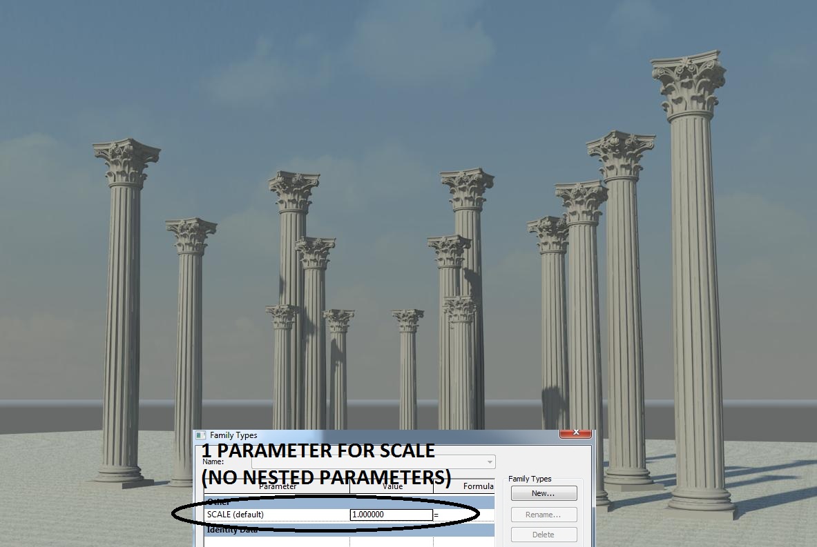The Simply Complex Blog Scaling The Classical Order Of Columns In Revit The Simply Complex Blog Scaling The Classical Order Of Columns In Revit