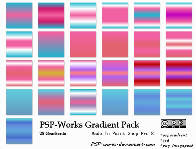 Encompass Rose: PSP-Works Gradient Pack 1