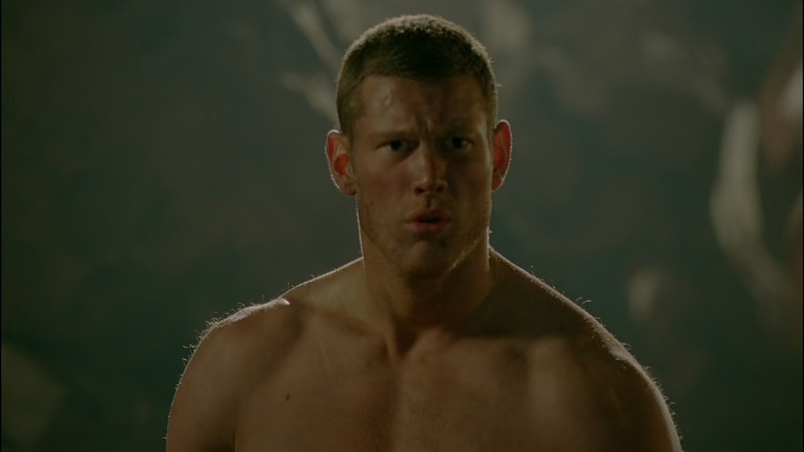 ausCAPS: Eoin Macken and Tom Hopper shirtless in Merlin 5-01 "Arthur's Bane: Part One"